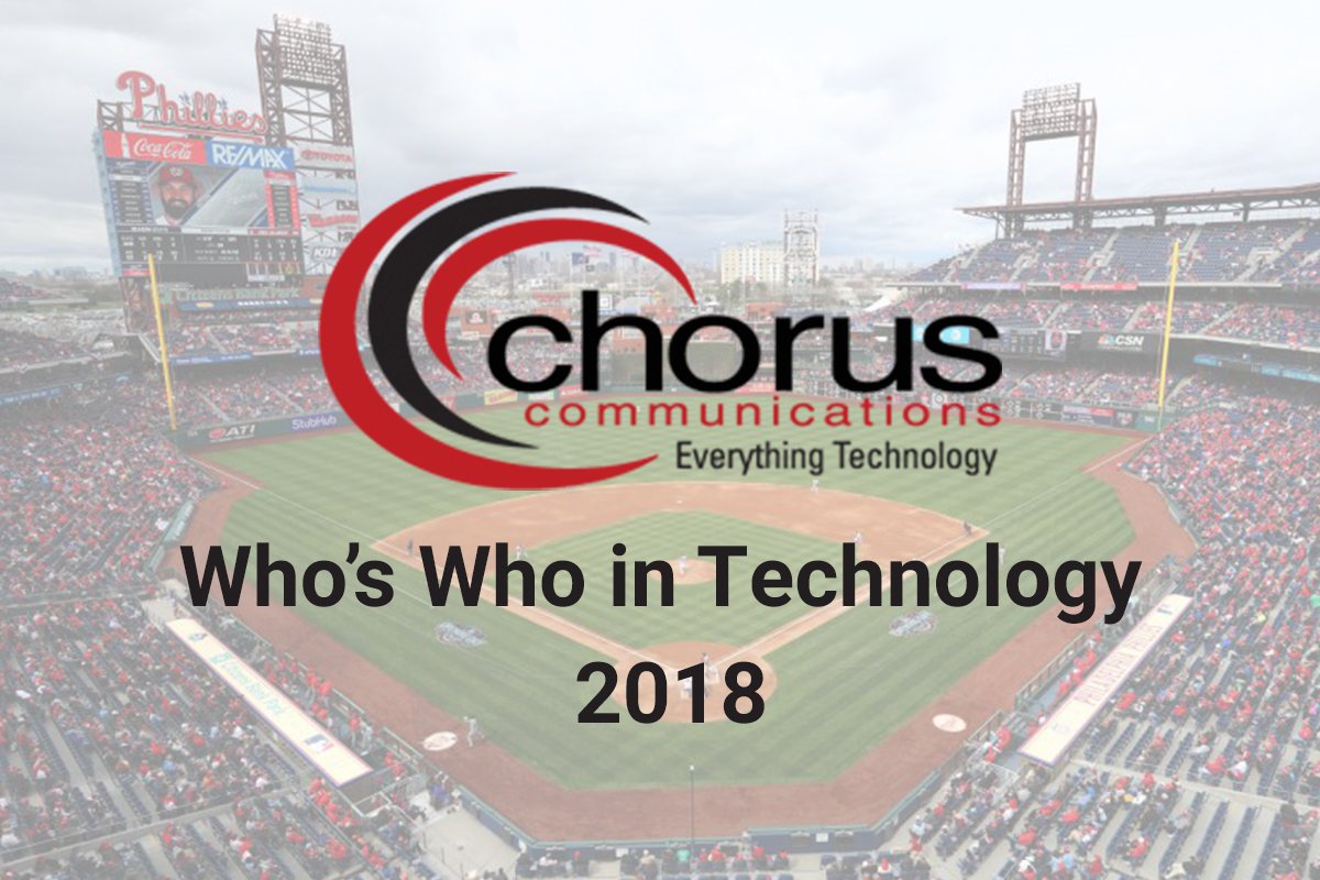 Postgame Recap: Chorus Communications' Who's Who in Technology 2018