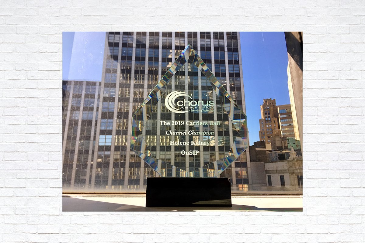 OnSIP’s Helene Kidary Named Chorus Communications 2019 Channel Champion